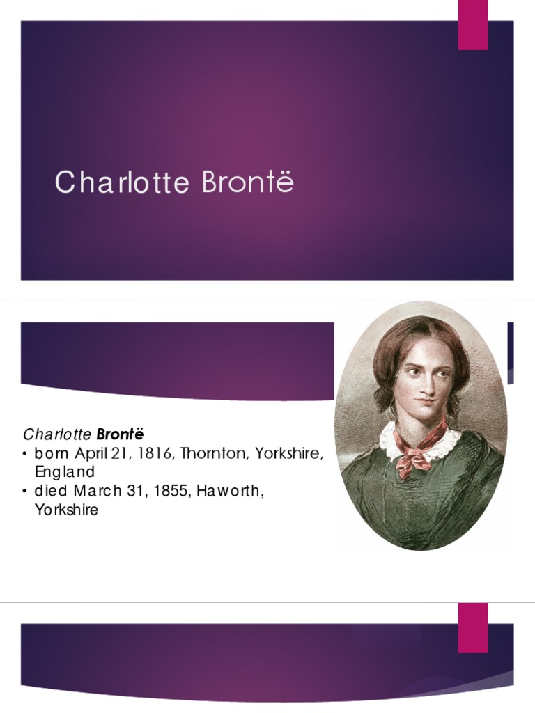 Charlotte Brontë, | PDF