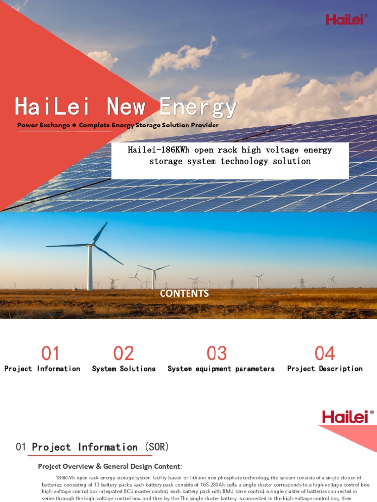 Hailei-186KWh Rack Open High Voltage ESS Solution-A0 | PDF ...