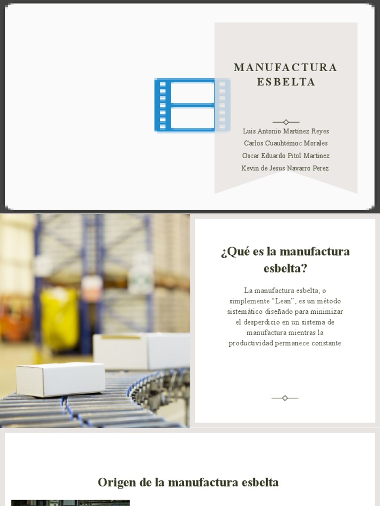 Manufactura Esbelta | PDF | Lean Manufacturing | Business