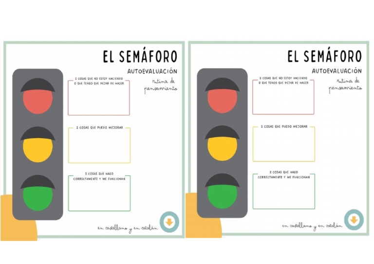 Semaforo - metacognicion | PDF