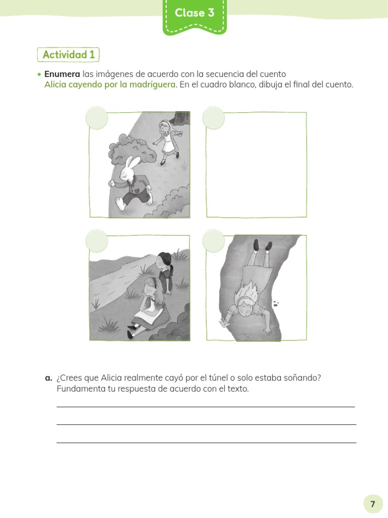 Actividad - Alicia en La Madriguera | PDF