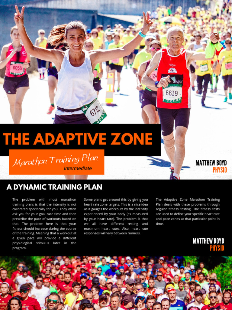 Adaptive Zone Marathon Training Plan | PDF | Endurance | Heart Rate