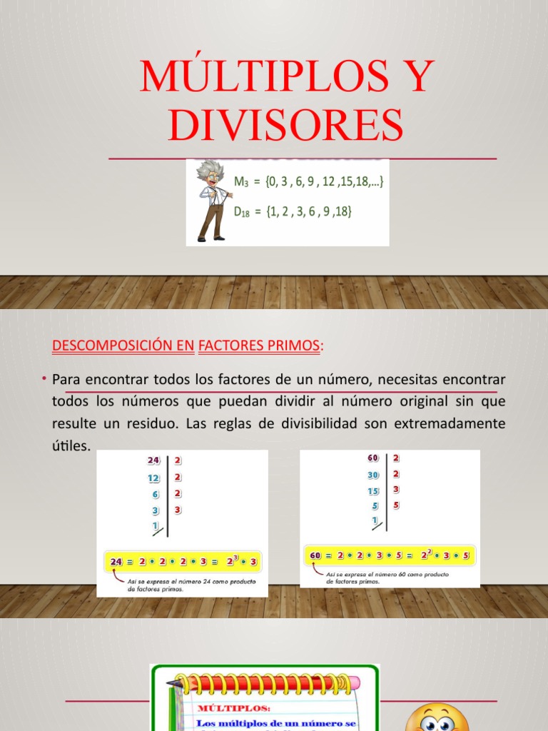 Múltiplos y Divisores | PDF