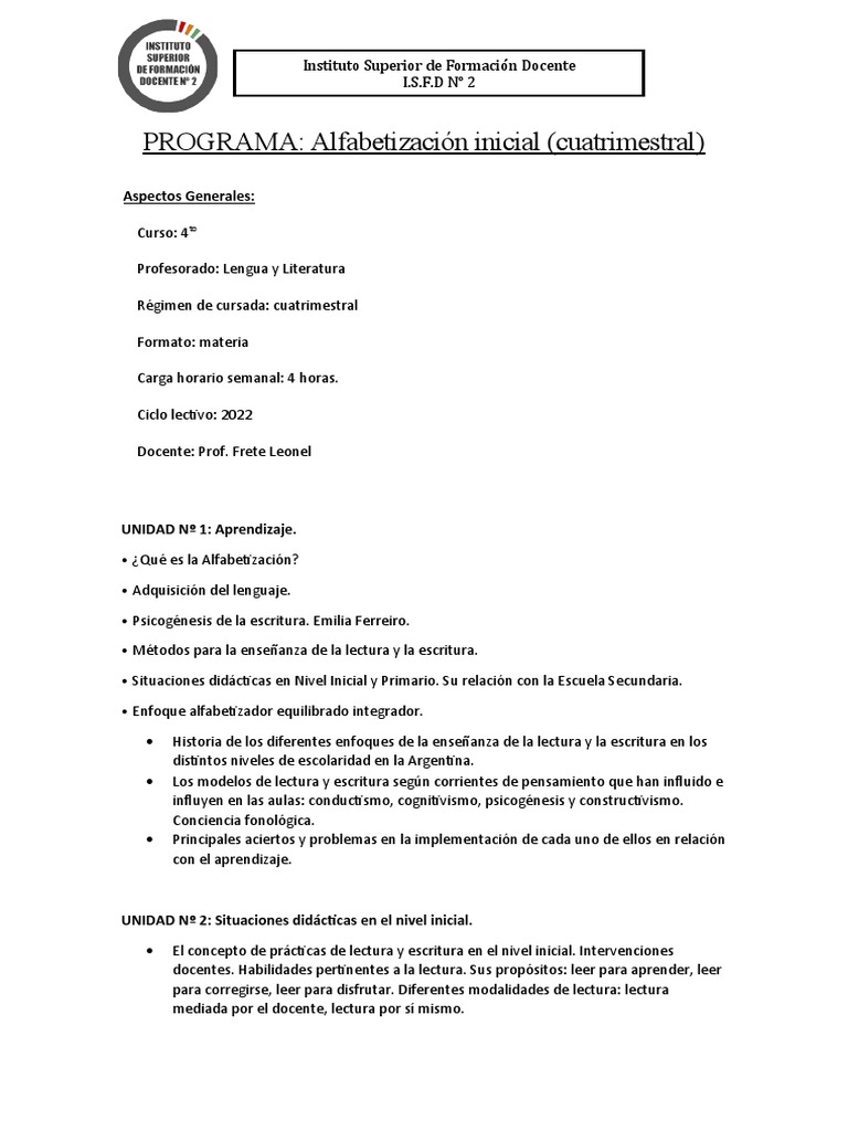 Alfabetización Inicial | PDF | Literatura | Educación primaria