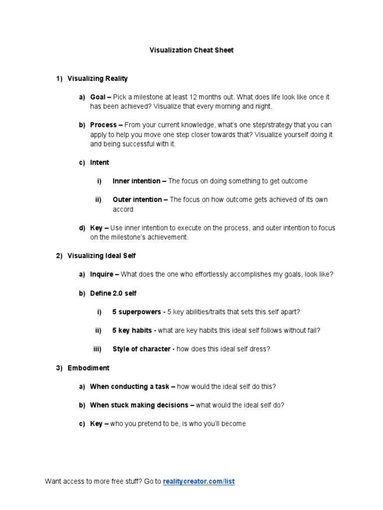 Form, Blank, Visualization Cheat Sheet | PDF