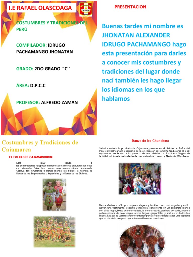 Costumbres y Tradiciones Del Perú | PDF