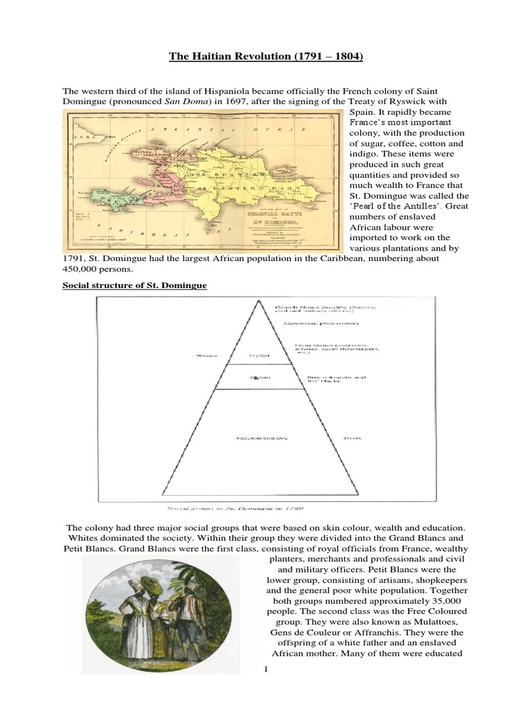 The Haitian Revolution | PDF | African Diaspora | Slavery