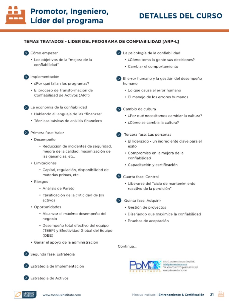 ARP-L Contenido Tematico | PDF