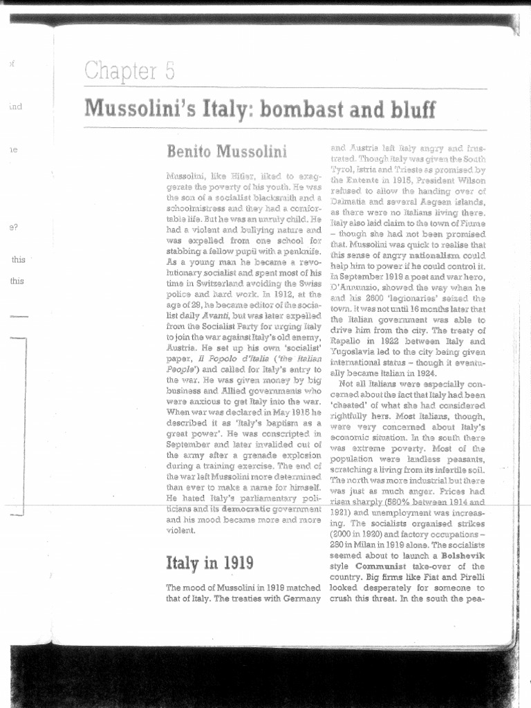 DeMarco Text Pages | PDF | Benito Mussolini
