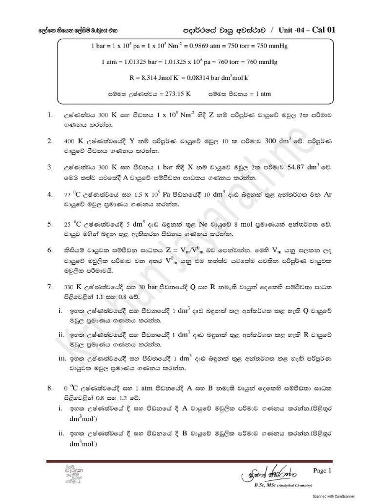 Unit 4 Day04 Cal 01 | PDF