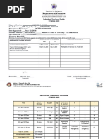 Individual Class Program SY 2024 2025 - Revised | PDF