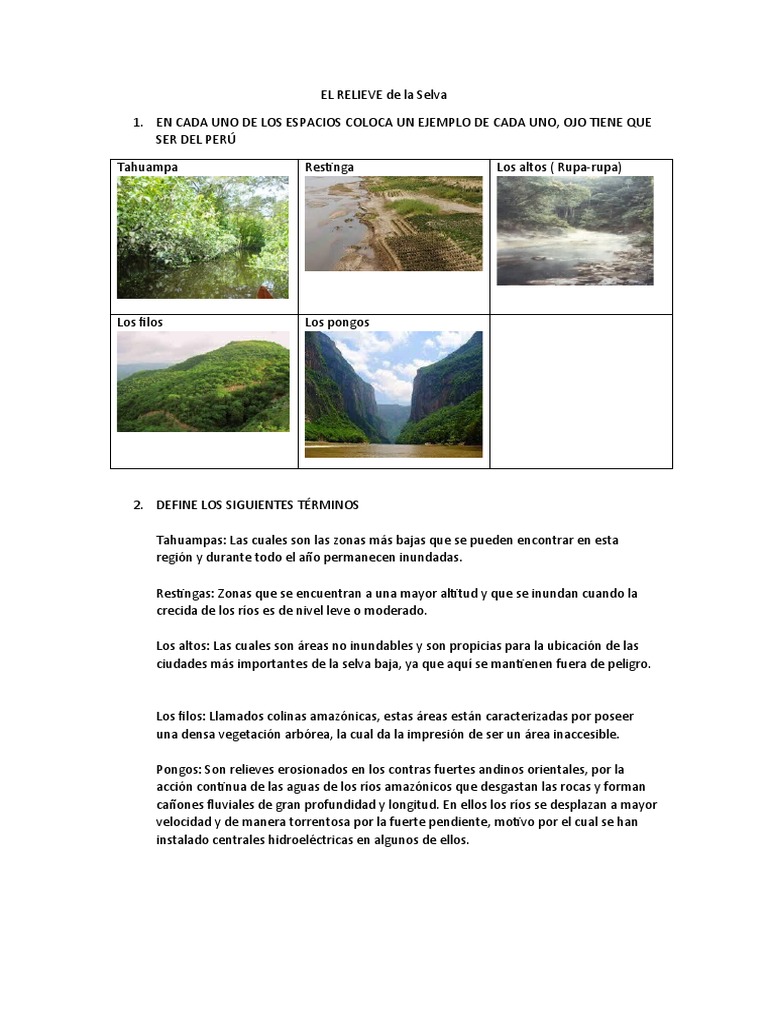 El Relieve Costero | PDF