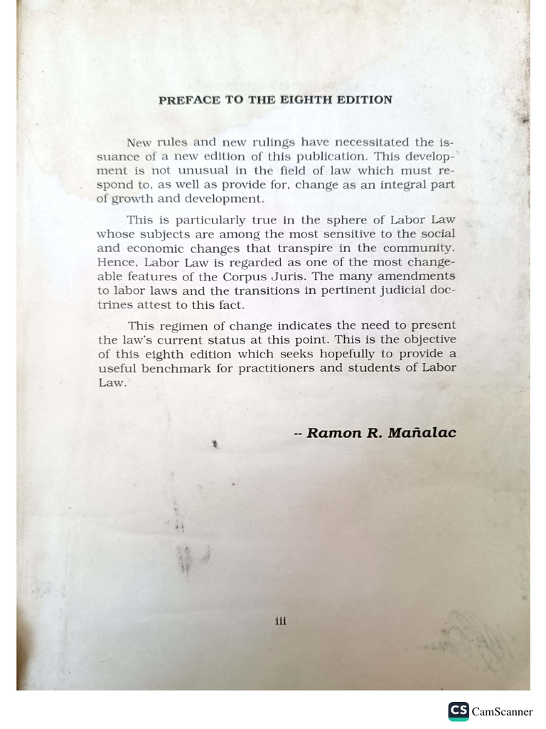 Mañalac Phil Labor Laws Aag | PDF