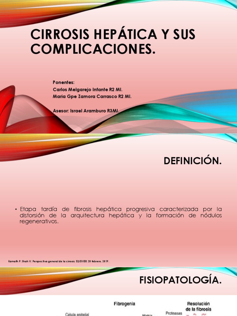 Cirrosis Hepática y Sus Complicaciones | PDF | Enfermedades digestivas | Sistema digestivo
