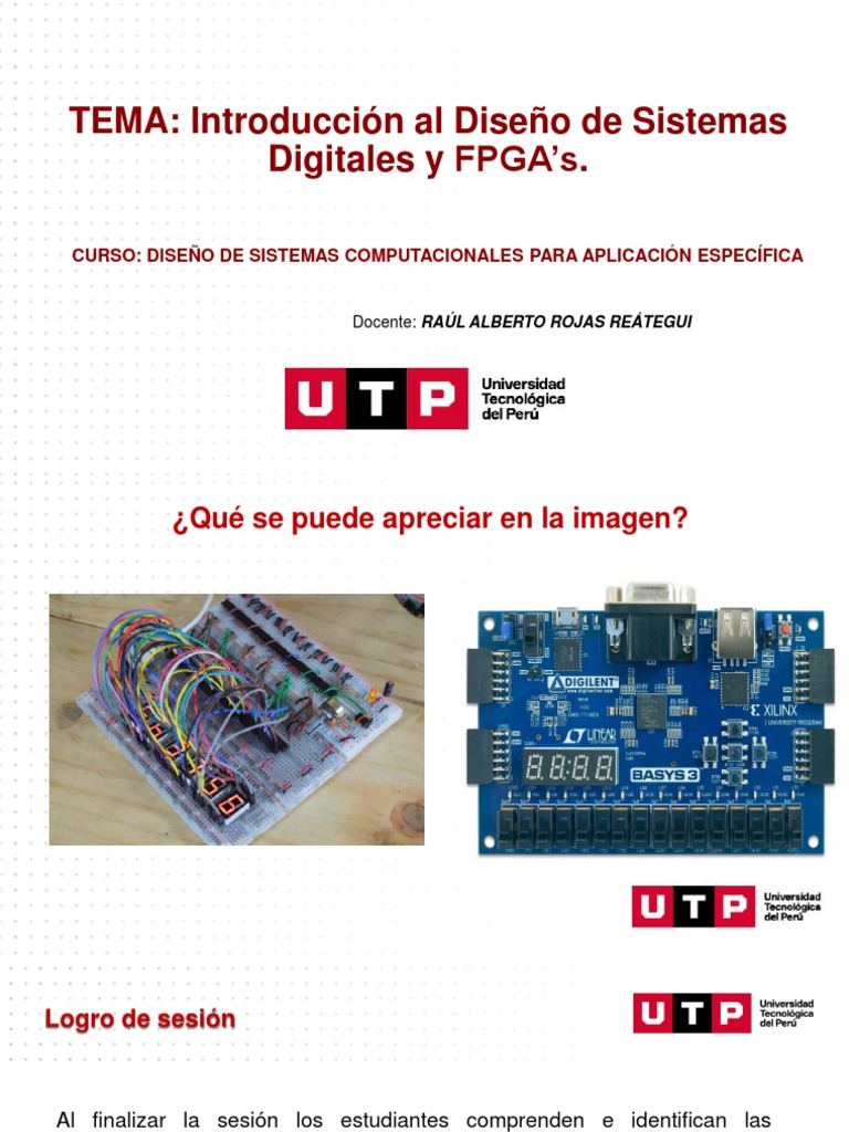 S01.s1 - Introduccion Diseño FPGA | PDF | Arreglos de compuertas lógicas programables en sitio ...