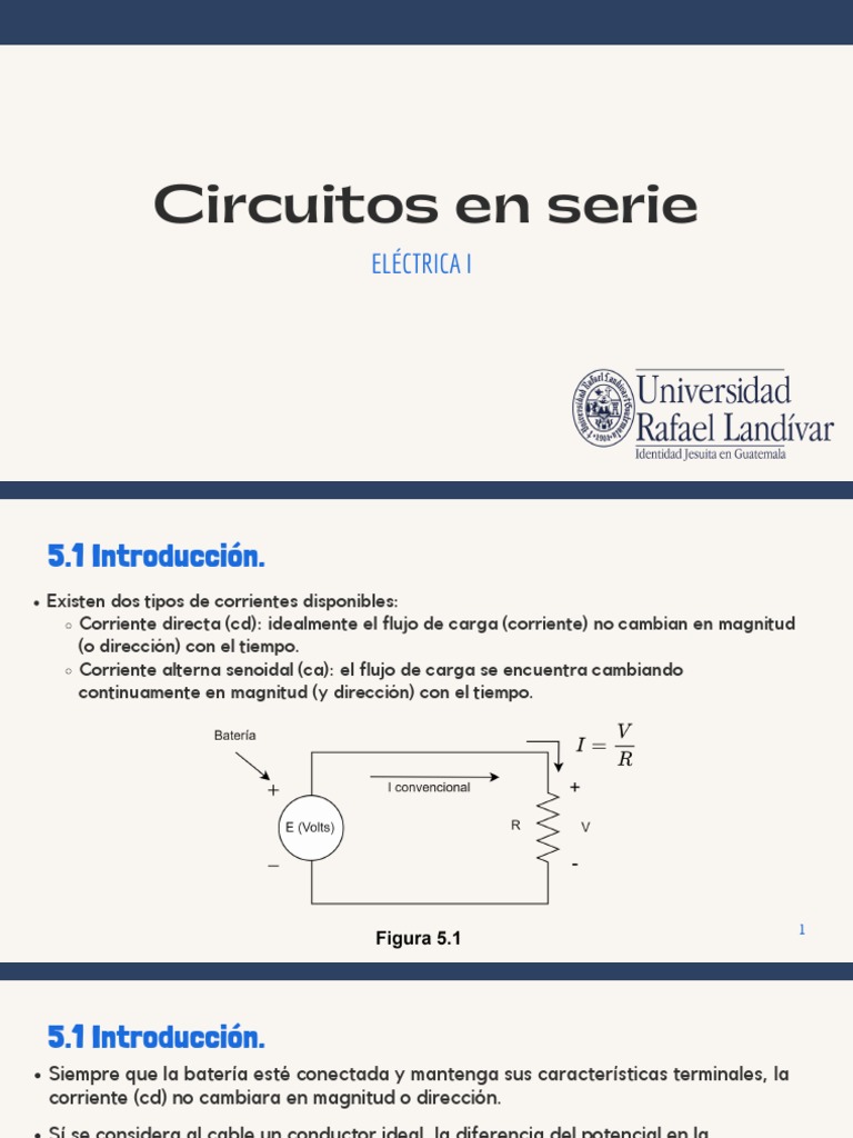 Circuitos en Serie | PDF | Corriente eléctrica | Resistencia Eléctrica y Conductancia