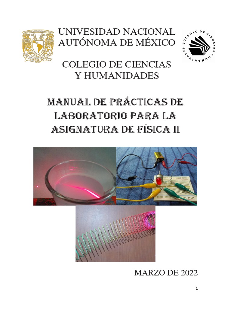 Manual de Practicas de Laboratorio Fisica II | PDF