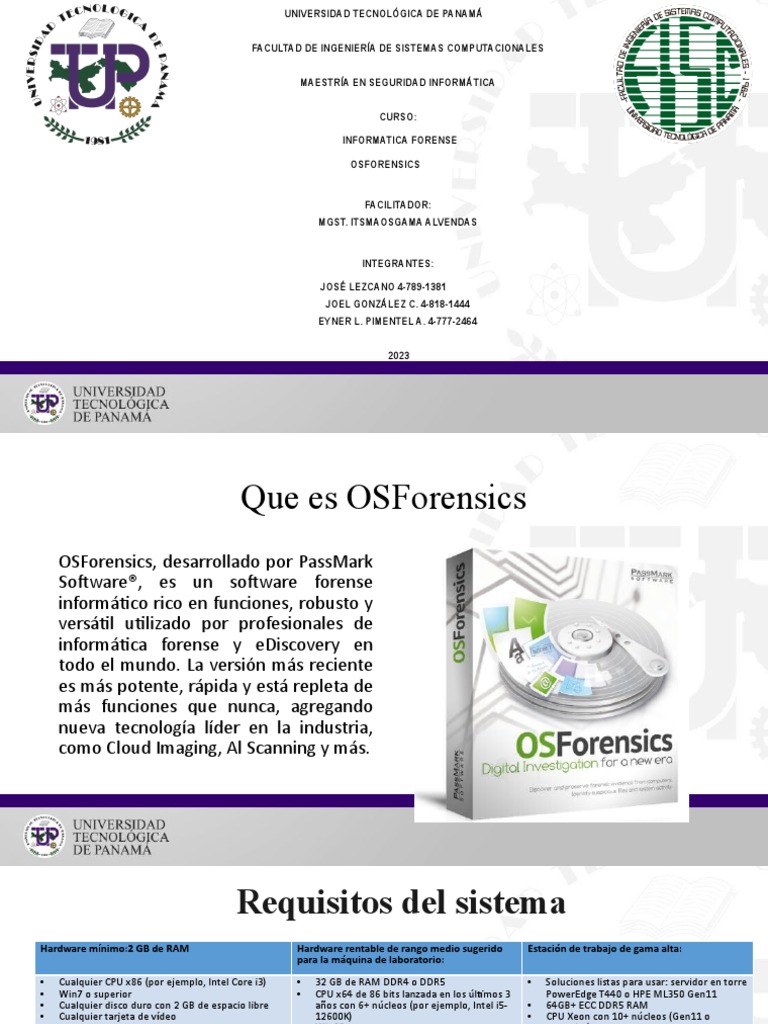 OSForensics | PDF | Archivo de computadora | Unidad de estado sólido