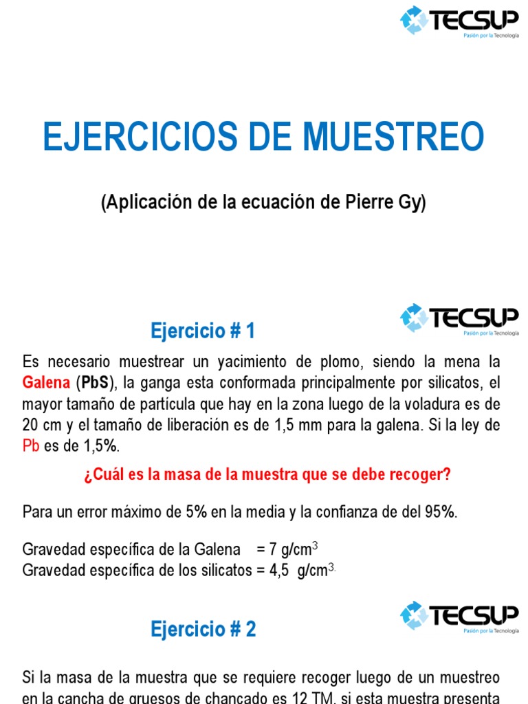 3 Ejercicios de Muestreo | PDF