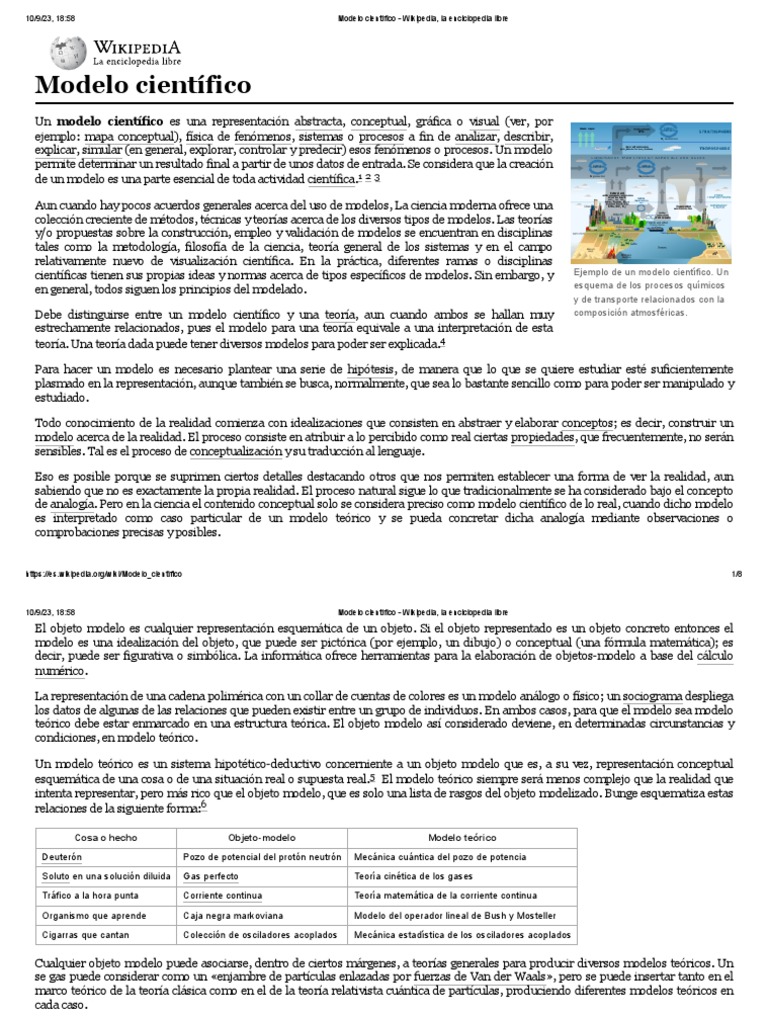 Modelos Cientificos de Ciencia | PDF | Science