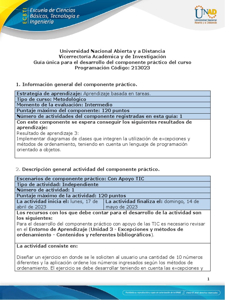 Guía para El Desarrollo Del Componente Práctico - Unidad 3 - Etapa 4 ...
