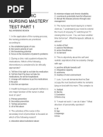 Psychiatric and Mental Health Nursing Answer Key | PDF | Anxiety ...
