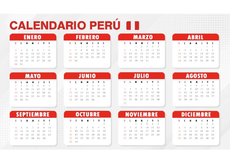 Calendario 2022 Peru | PDF