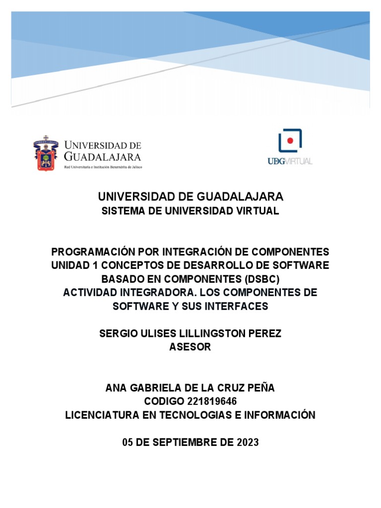 Act. Intg Unidad 1 | PDF