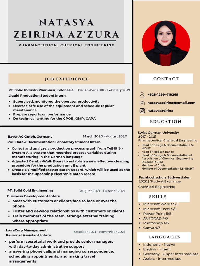 COntoh CV | Download Free PDF | Business | Physical Sciences