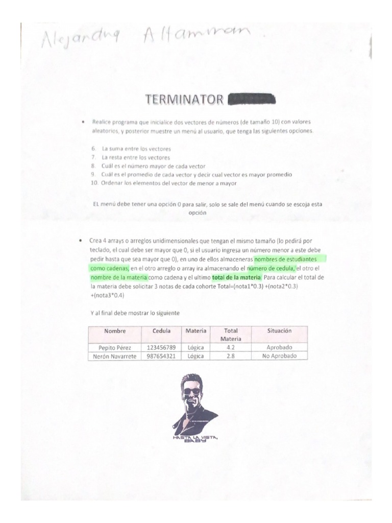 TERMINATOR | PDF
