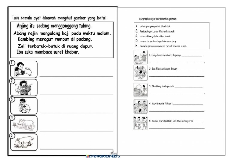 Latihan Salin Ayat | PDF
