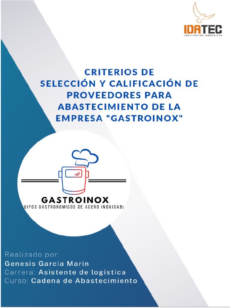 Logistica Trabajo Final - GENESIS GARCIA MARIN | PDF