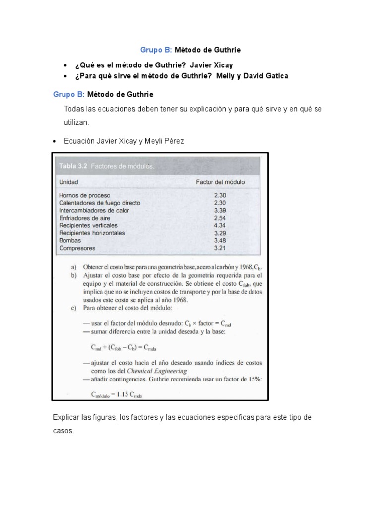 Método GUTHRIE | PDF