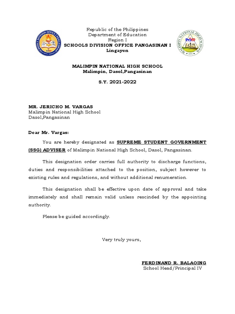 DESIGNATION | PDF | Asia | Public Administration