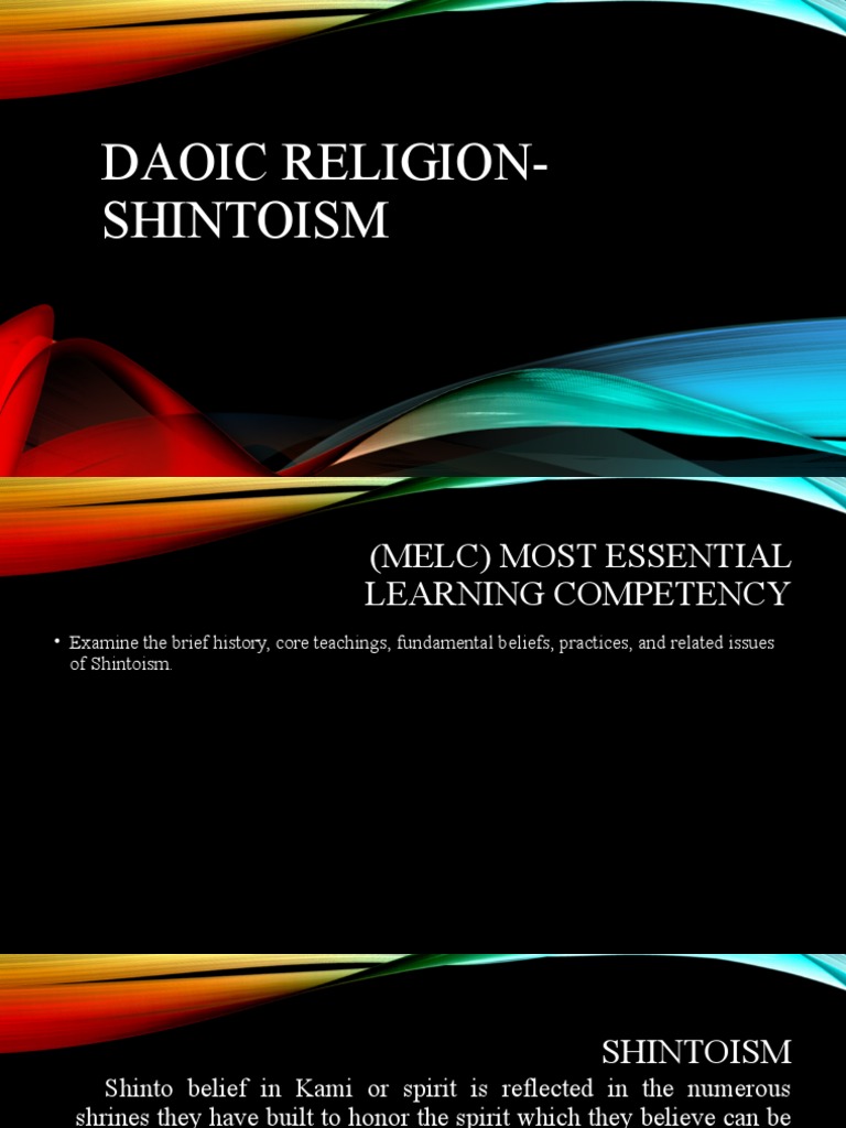 Daoic Religion Shintoism | PDF | Shinto | Religious Belief And Doctrine