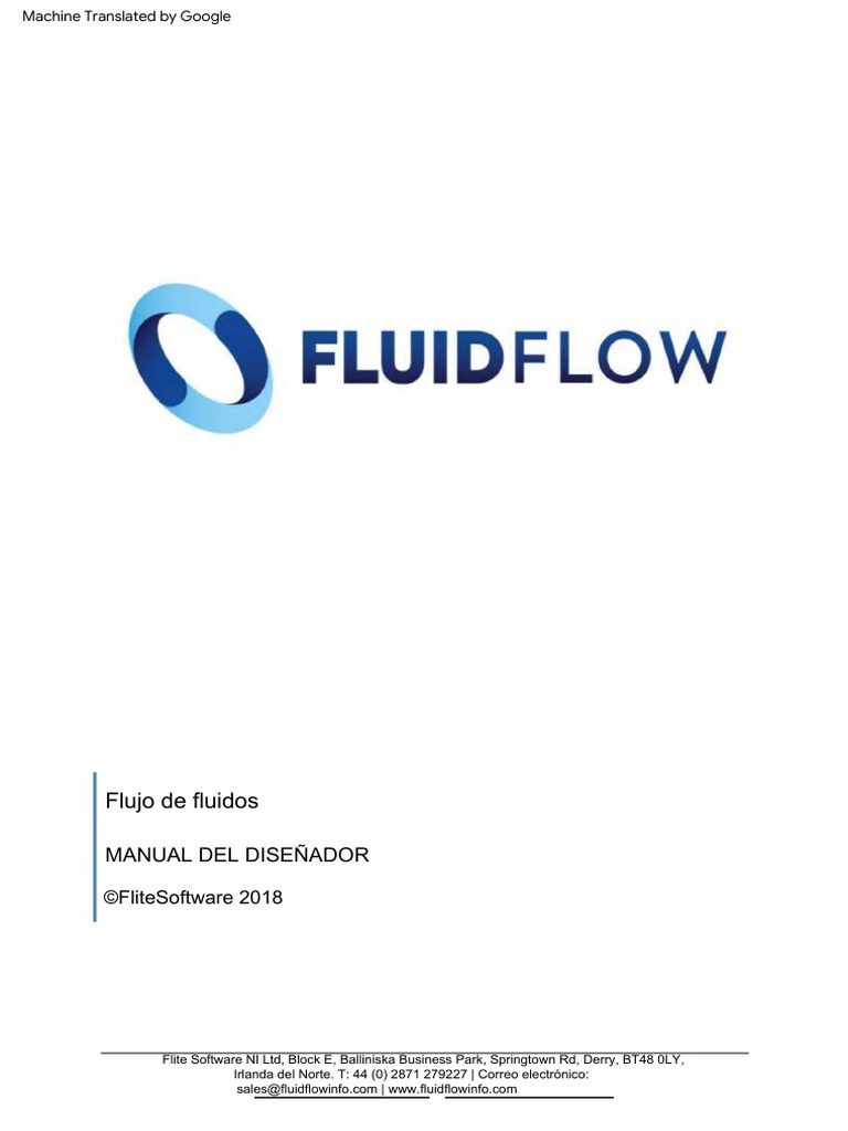FluidFlow Designer Handbook Español | PDF | Software | Diseño