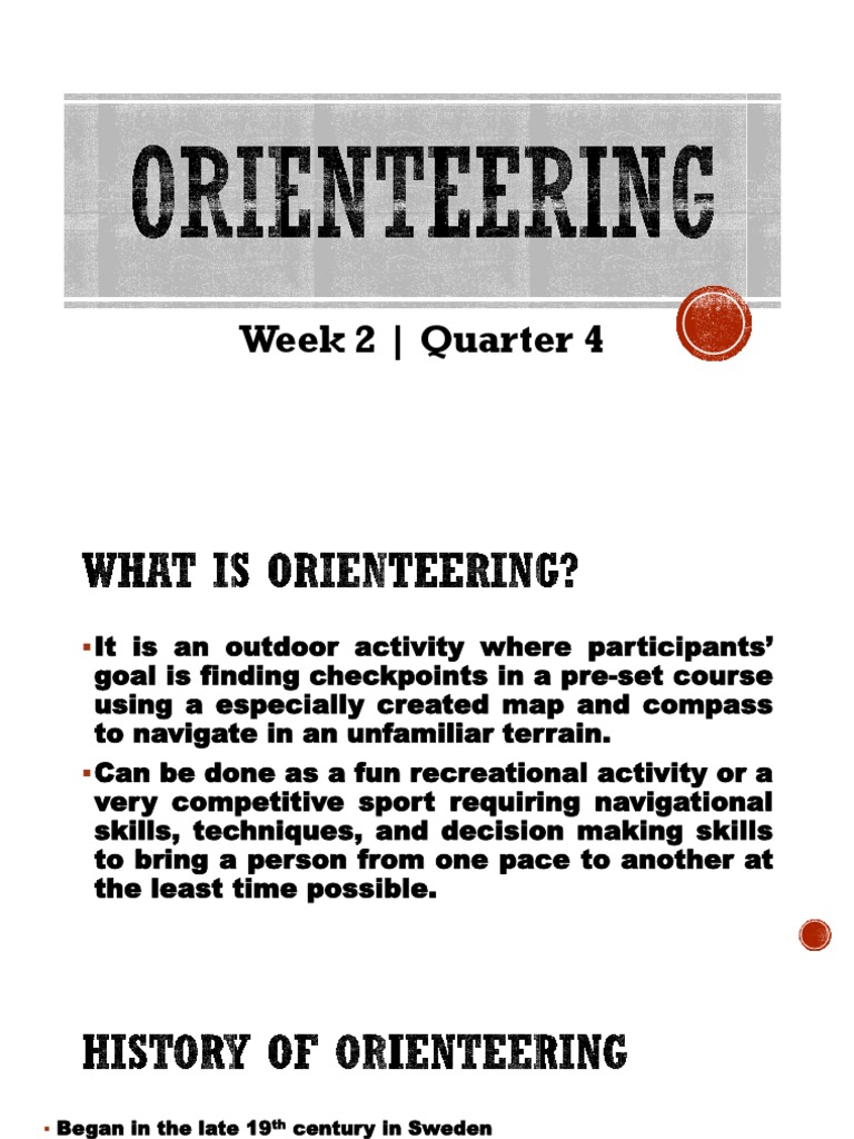 ORIENTEERING | PDF