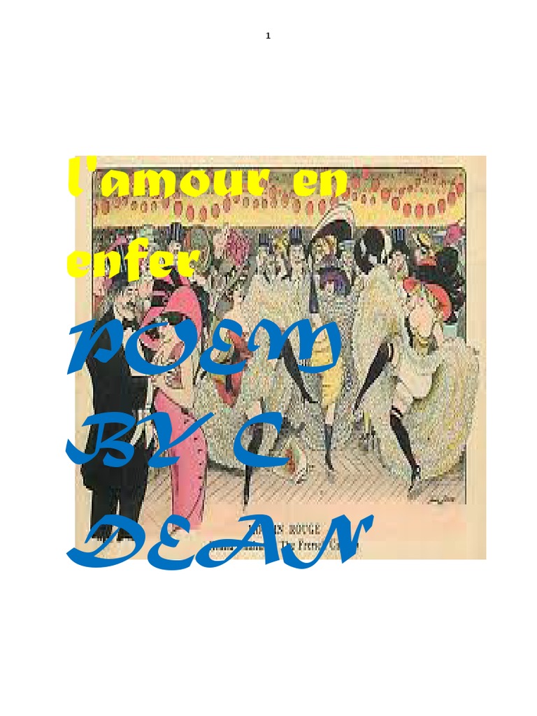 L'amour en Enfer Wilde Decadence Aestheticism Elizabethan Sonnet Cycle ...