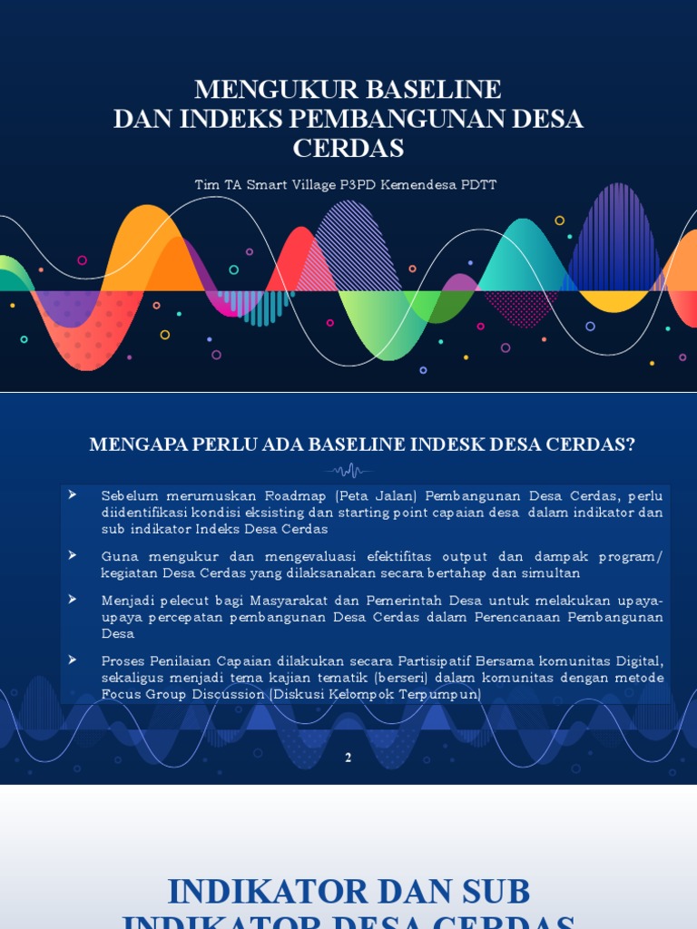 5.4. Simulasi Diskusi Tematik Mengukur Indeks Desa Cerdas | PDF