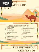 Overview of Ancient Egyptian Literature | PDF | Egypt | Ancient Egypt