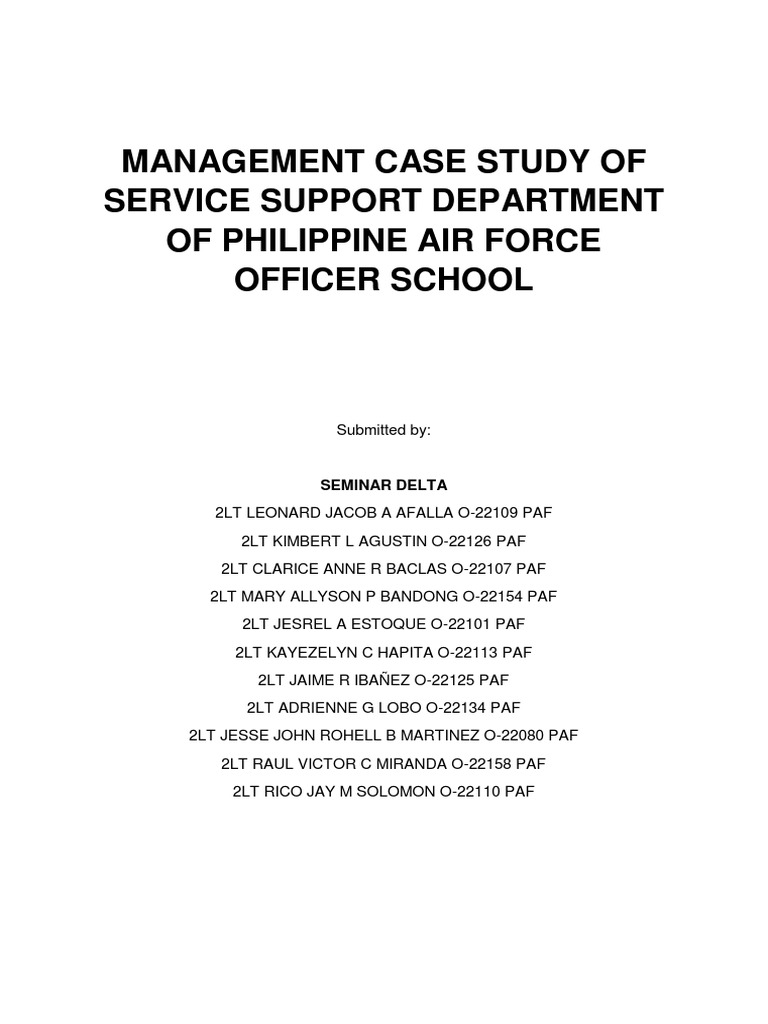 Management Case Study - Delta (Final) | PDF
