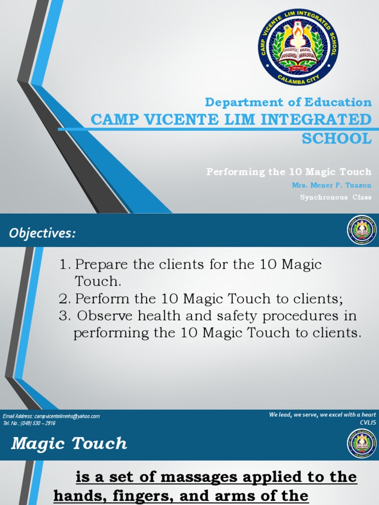 10 Magic Touch | PDF | Hand