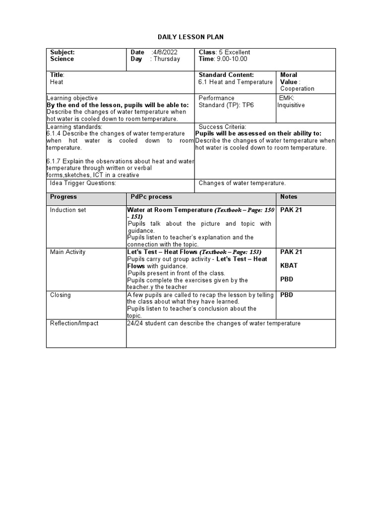 RPH PBL STEM Bersepadu | PDF | Water | Intelligence