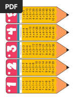 11 Diseños VARIOS Tablas Multiplicar | PDF