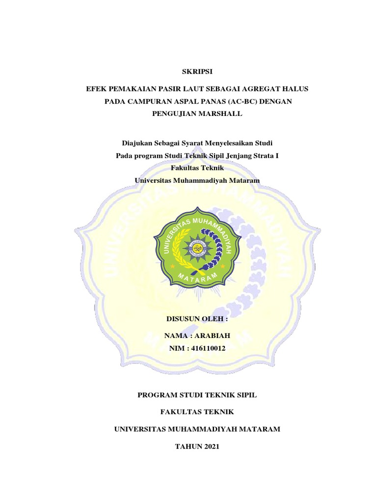 Efek Pemakaian Pasir Laut Sebagai Agregat Halus | PDF