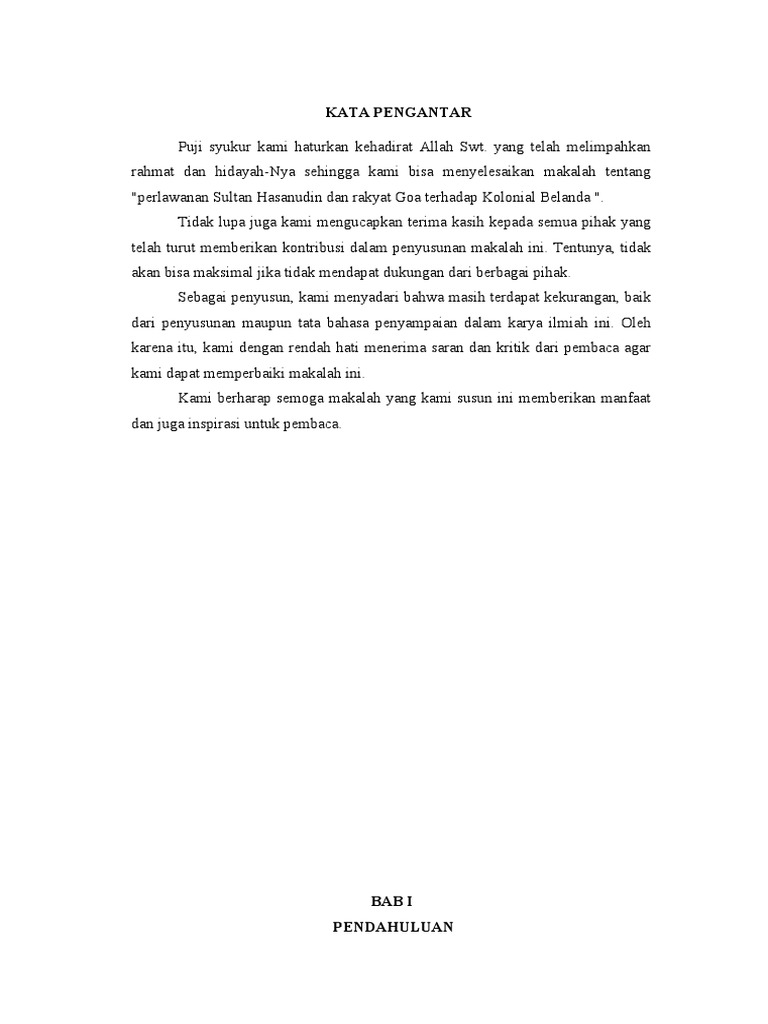 Sejarah Goa Vs Voc | PDF