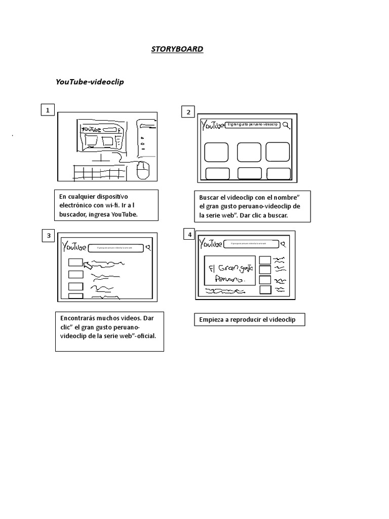 STORYBOARD-transmedia 1 | PDF | Podcast | Youtube