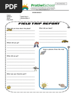 My Field Trip Experience Summary | PDF