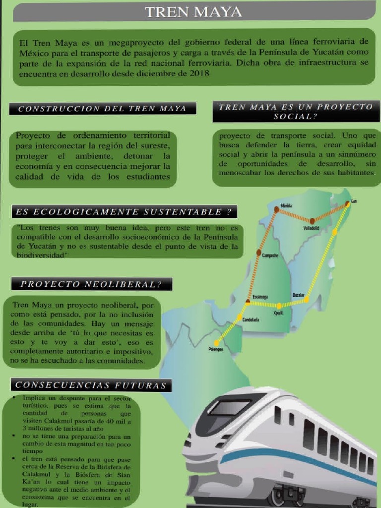 Info Tren Maya | PDF | Ciencias de la Tierra | Entorno natural