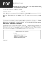 Formal Letter Writing - Grade 8 - Sample Letters | PDF